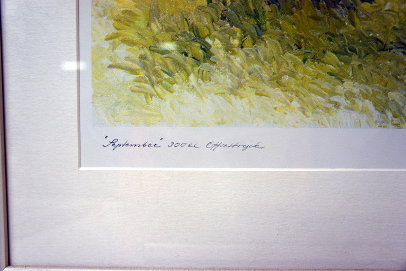 Netauktion - 4st tavlor, bla August Backman, Anita Erséus