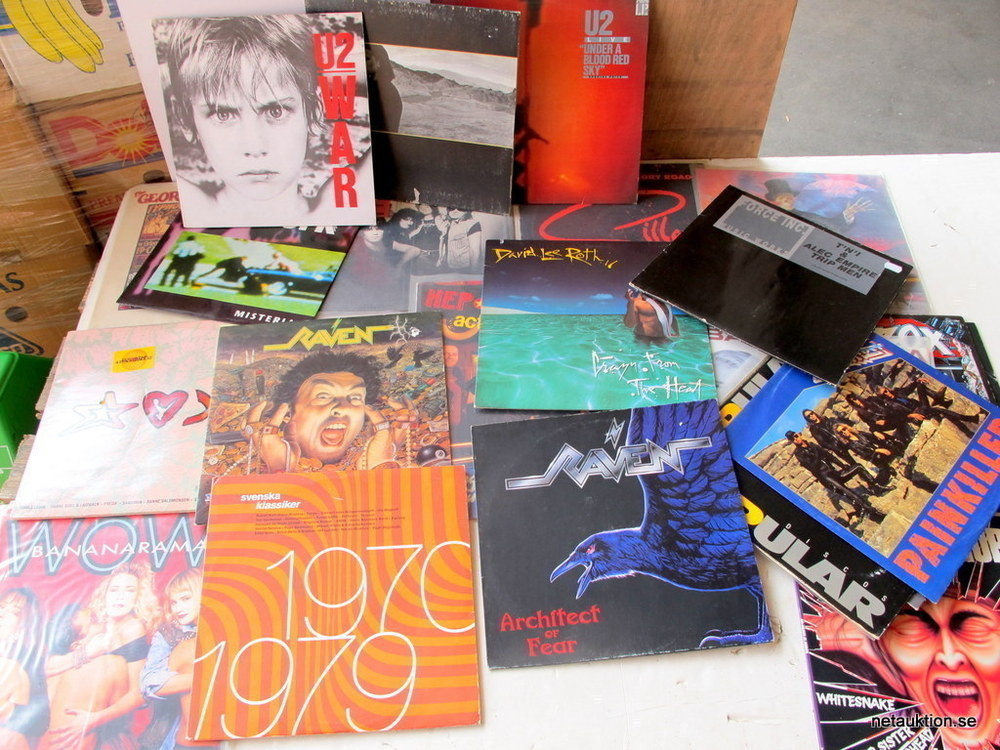 Netauktion - 50st LP-skivor