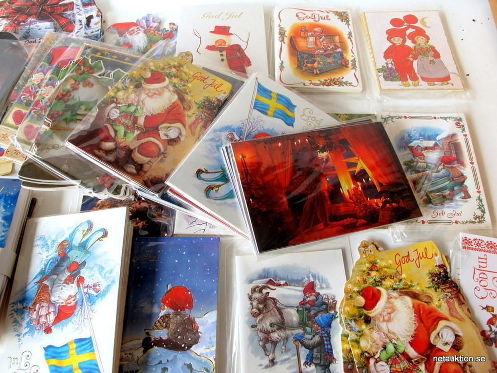 Netauktion - ca 400st julkort med olika motiv