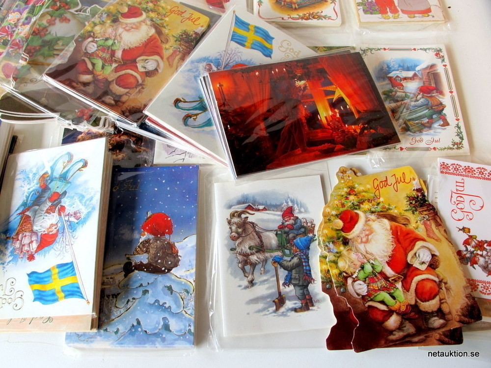 Netauktion - ca 400st julkort med olika motiv