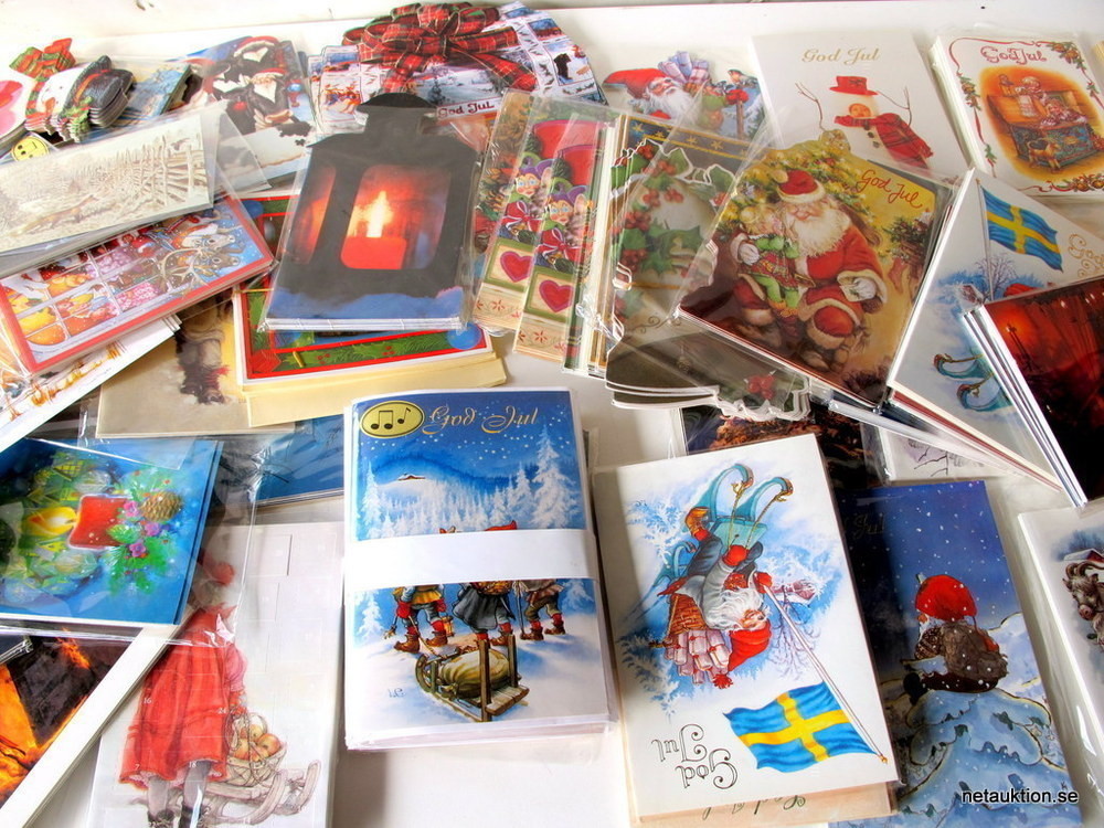 Netauktion - ca 400st julkort med olika motiv