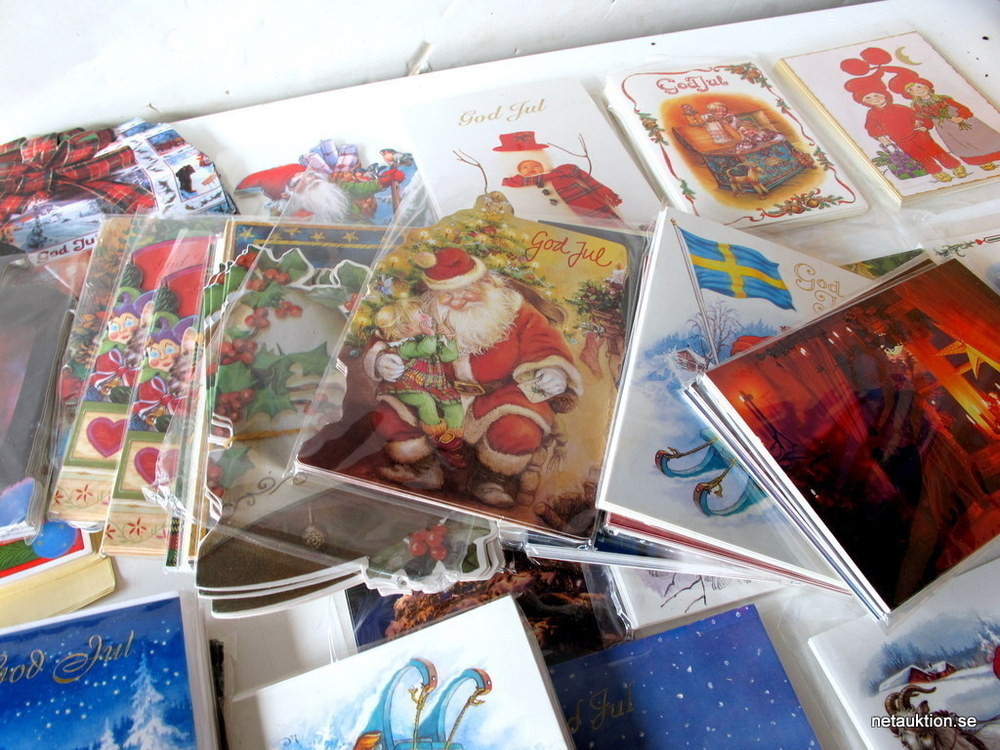 Netauktion - ca 400st julkort med olika motiv