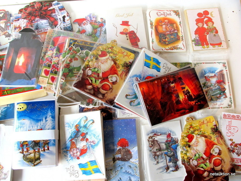 Netauktion - ca 400st julkort med olika motiv