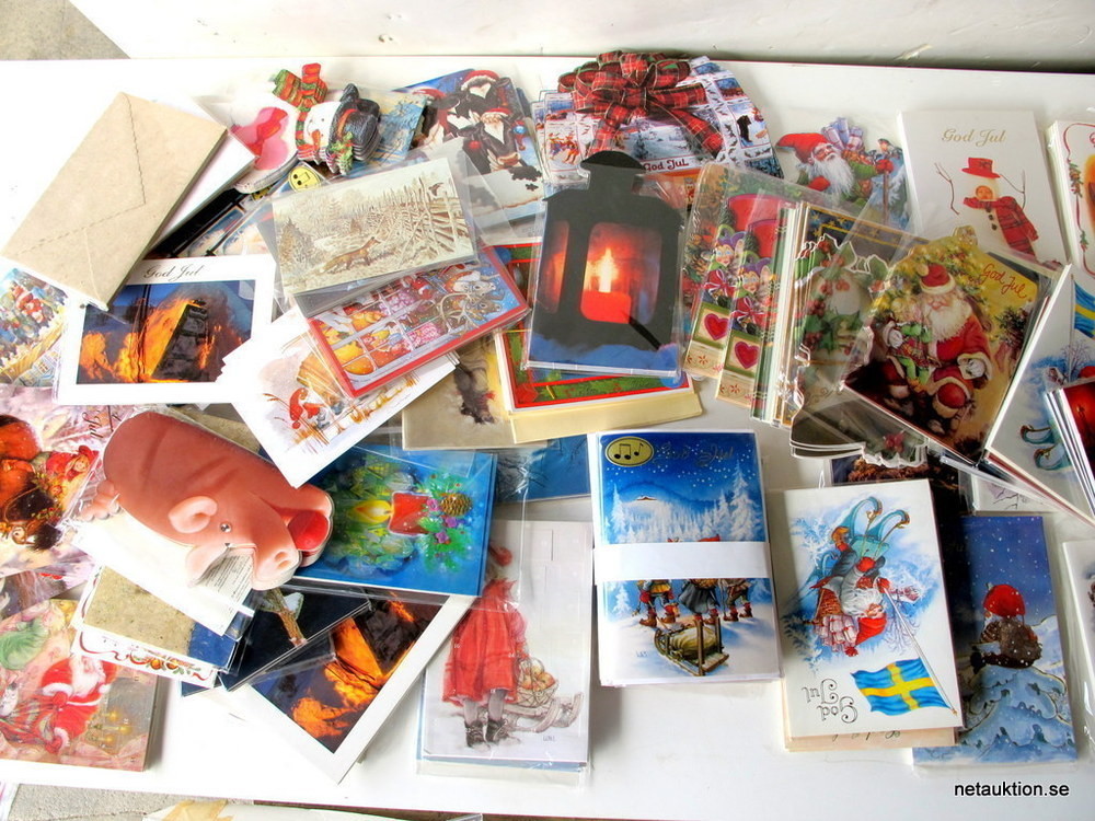 Netauktion - ca 400st julkort med olika motiv