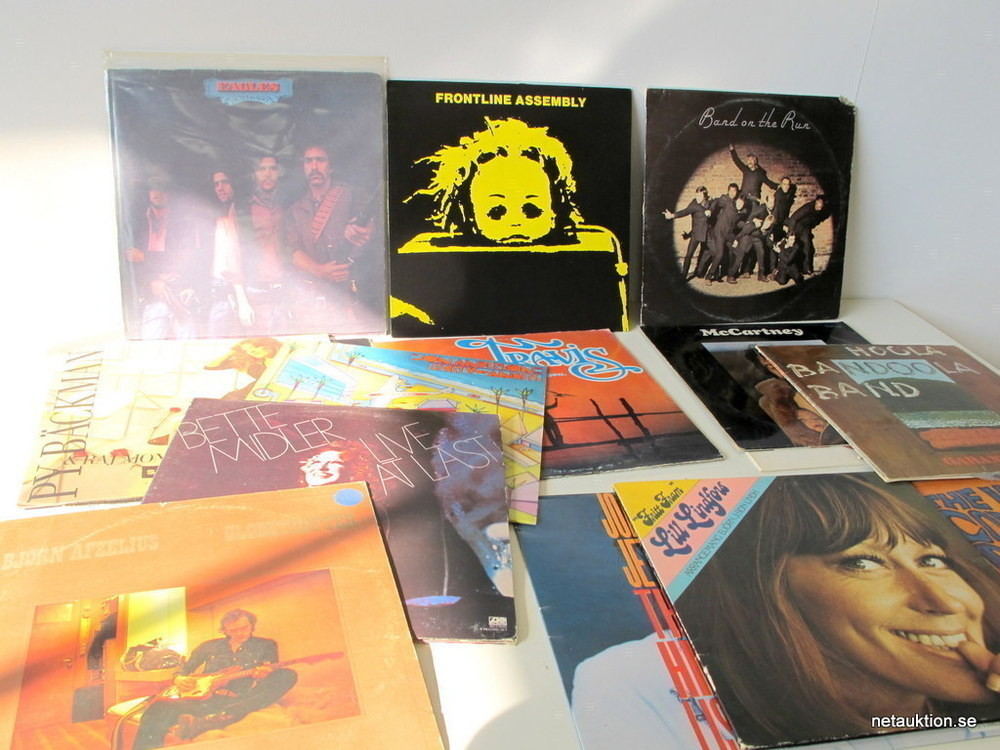 Netauktion - LP-skivor; The Doors, James Last, Michael Jackson