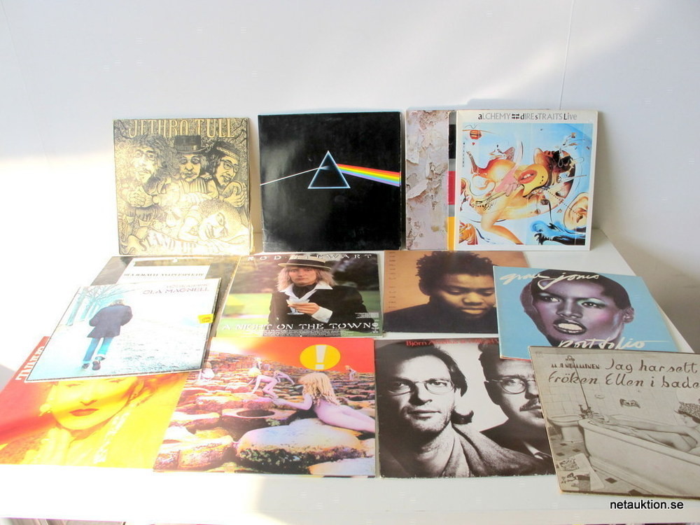 Netauktion - LP-skivor; The Doors, James Last, Michael Jackson