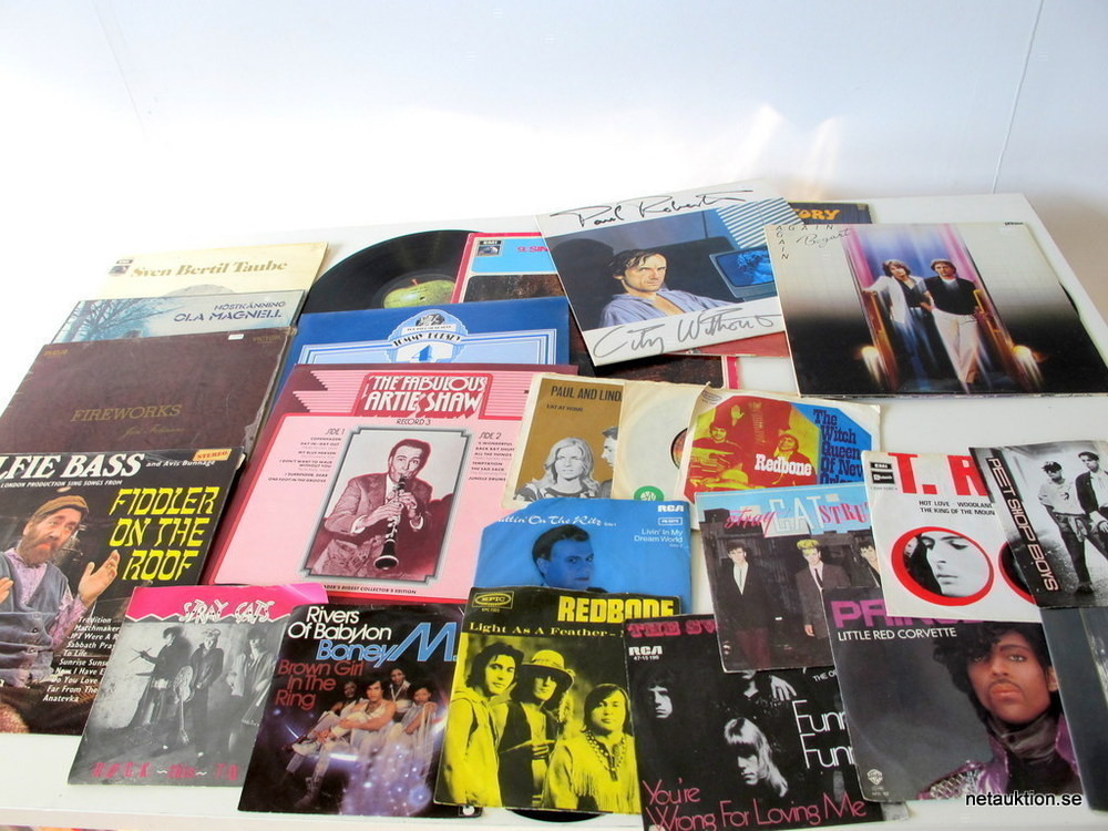 Netauktion - LP-skivor; The Doors, James Last, Michael Jackson