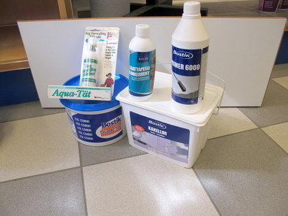 Netauktion - För kakelsättaren; kakellim, fix combi, Bostik, mm