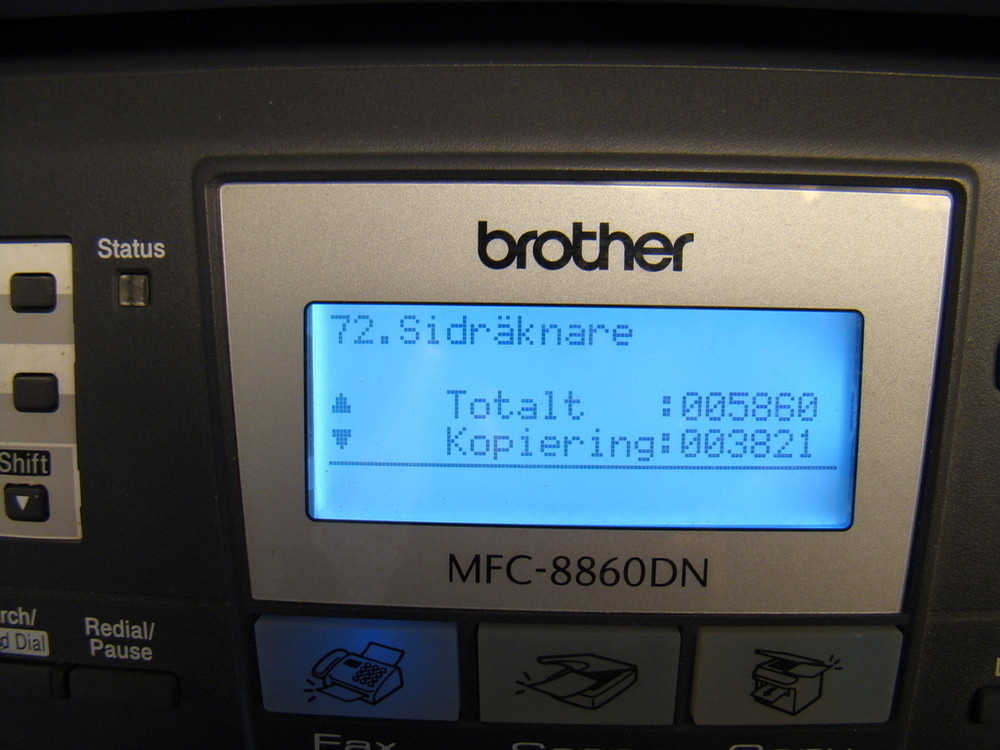 Netauktion - Multifunktionskrivare, Brother MFC-8860DN