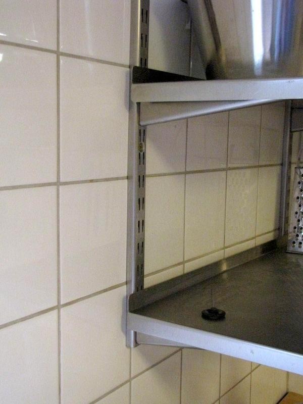 Netauktion - Rostfria hyllor, 2st