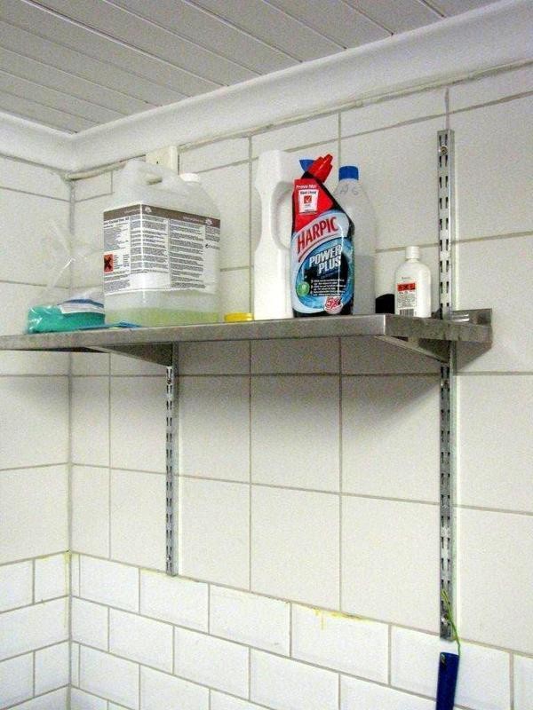 Netauktion - Rostfria hyllor, 2st