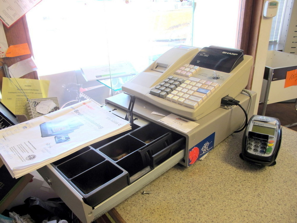 Netauktion - Kassasystem, Sharp, ER-A220 & kortterminal