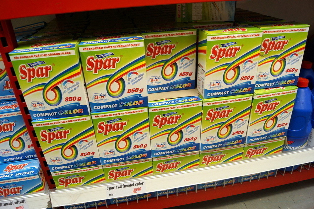 Netauktion - Tvättmedel Spar color, 55kg