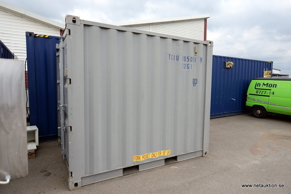 Netauktion - Isolerad 10 fots container
