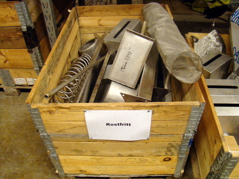 Netauktion - Material i rostfritt