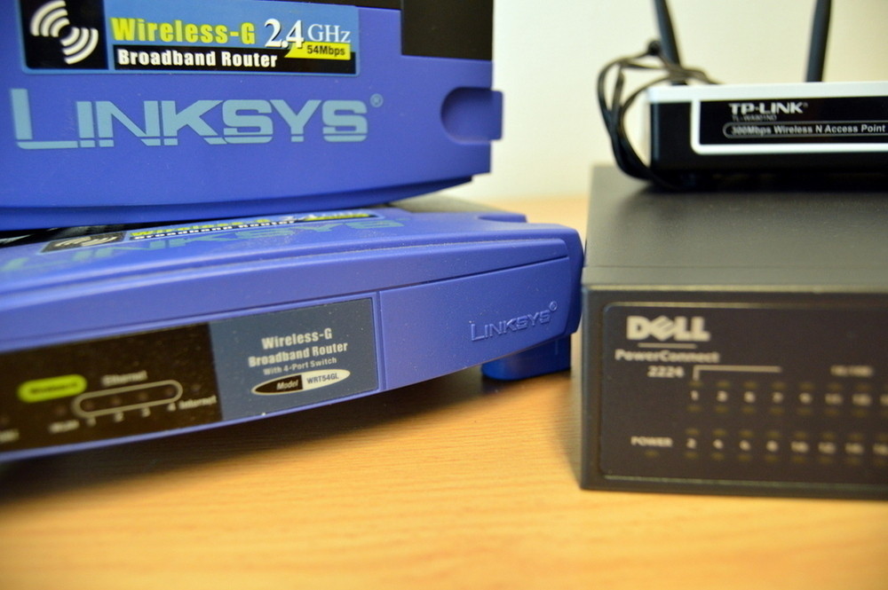 Netauktion - Nätverksswitchar/Router