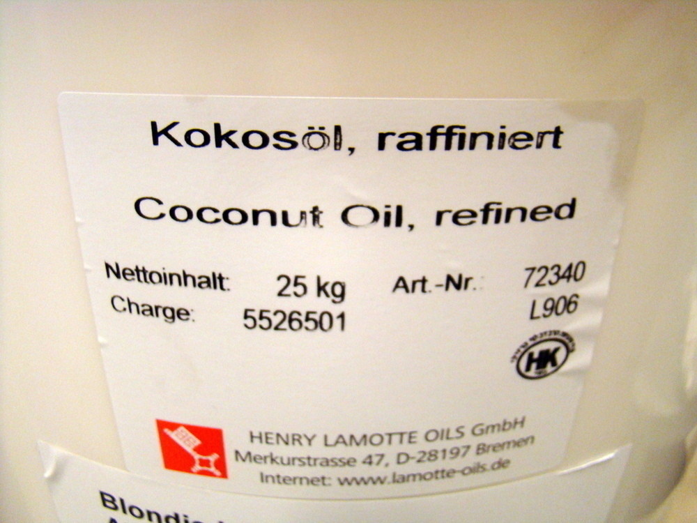 Netauktion - Coconut Oil, Compritol 888, Jaguar HP 105 mm