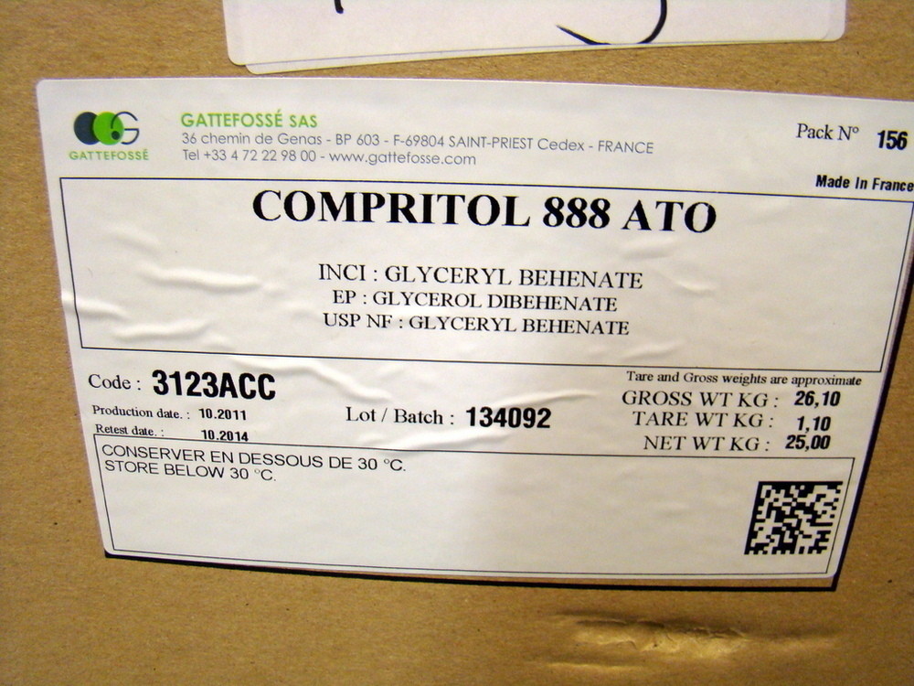 Netauktion - Coconut Oil, Compritol 888, Jaguar HP 105 mm