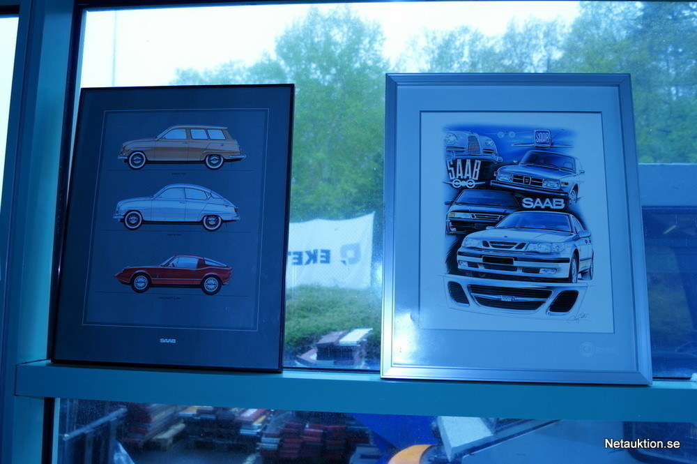 Netauktion - Tavlor med SAAB motiv