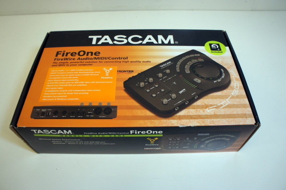 Netauktion - Tascam FireOne externt ljudkort/amplifier
