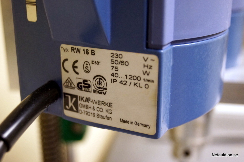 Netauktion - Omrörare med stansverktyg, Ika RW16