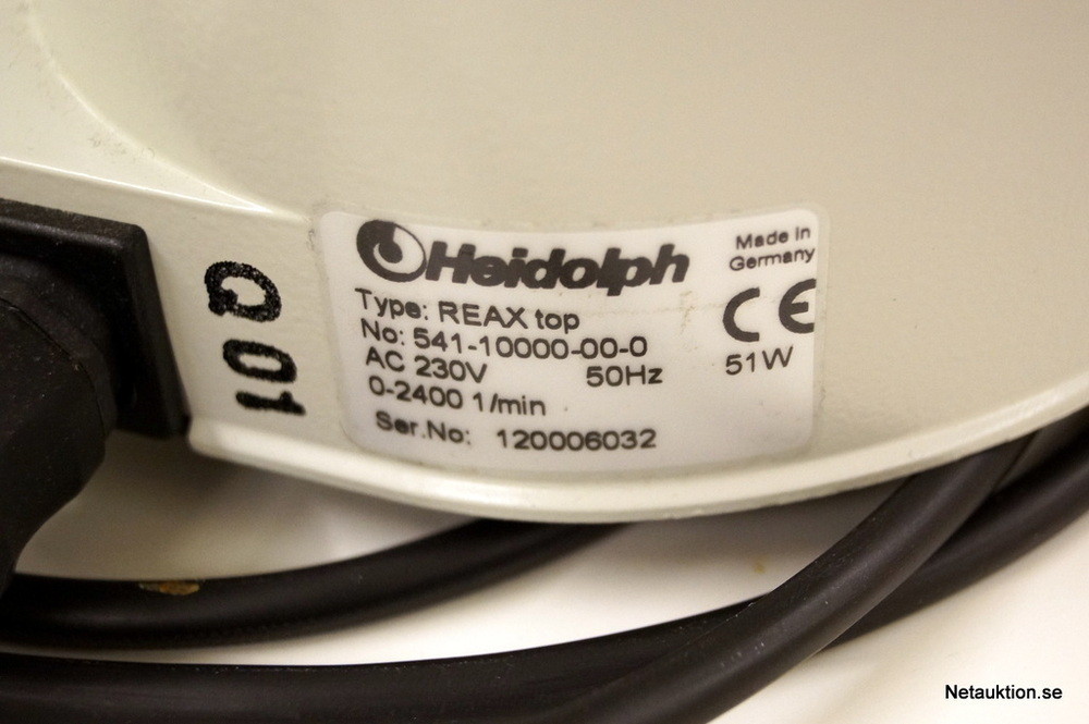 Netauktion - Provrörsblandare, Heidolph Reax top