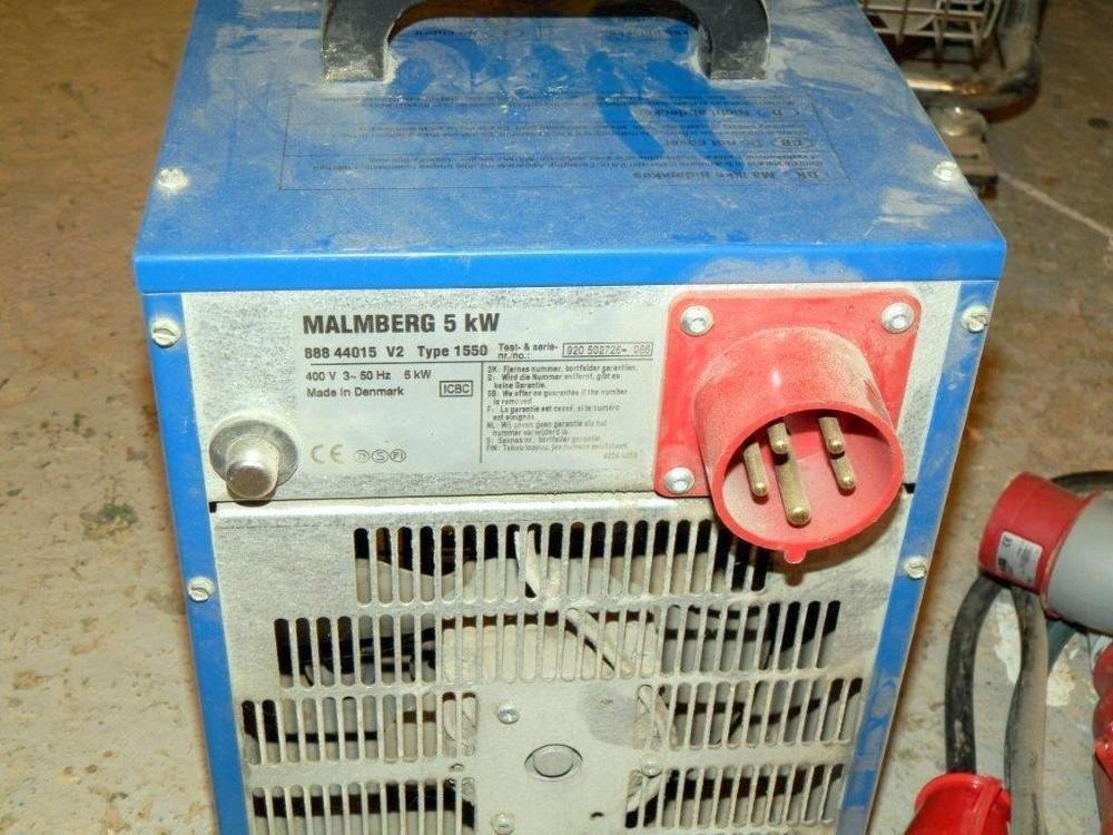 Netauktion - Värmefläkt + elkopplingar