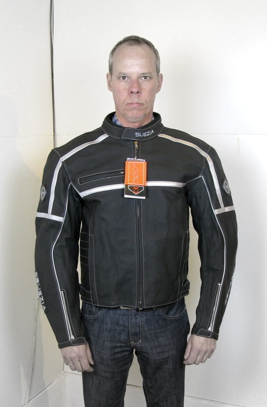 Netauktion - Ny Suezia MC-Jacka, herr stl. S (2)