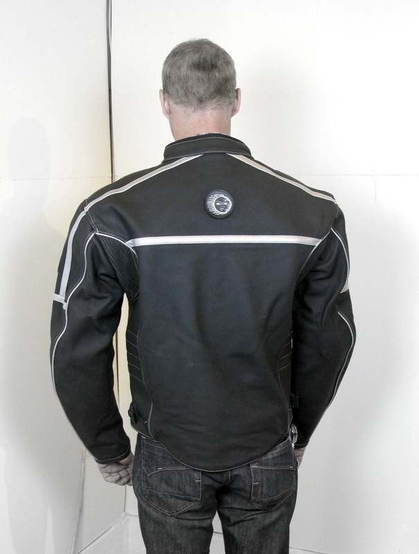 Netauktion - Ny Suezia MC-Jacka, herr stl. S (2)