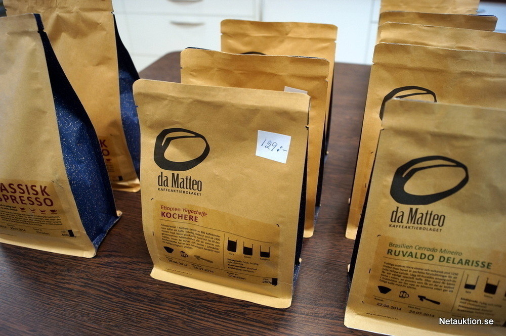 Netauktion - Kaffe, Da matteo
