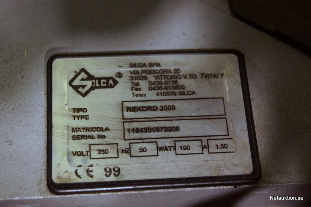 Netauktion - Nyckelfräs, Silca rekord 2000