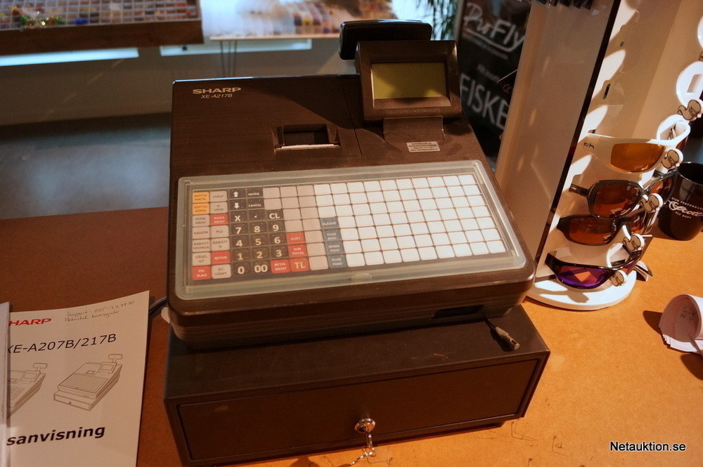 Netauktion - Kassaregister, Sharp XE-A217B