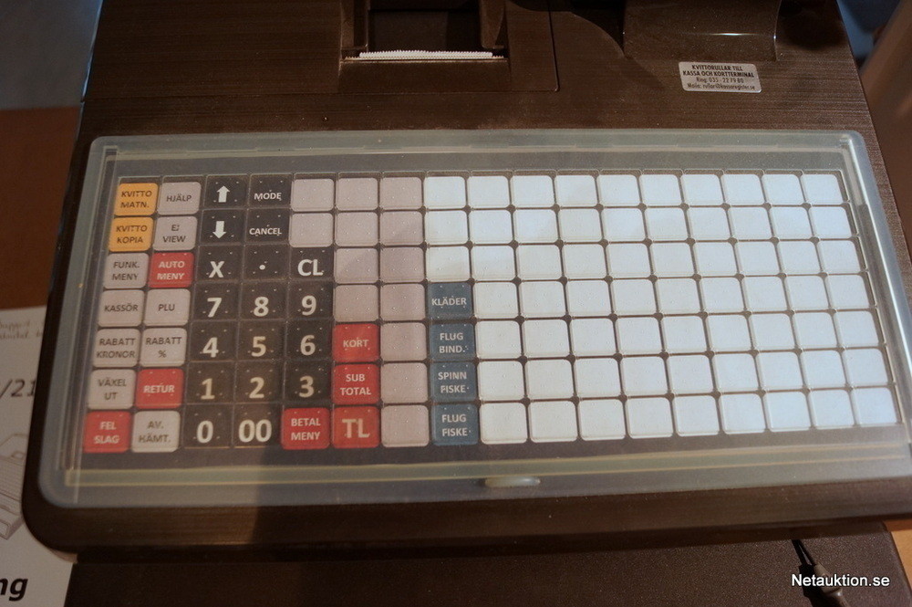 Netauktion - Kassaregister, Sharp XE-A217B