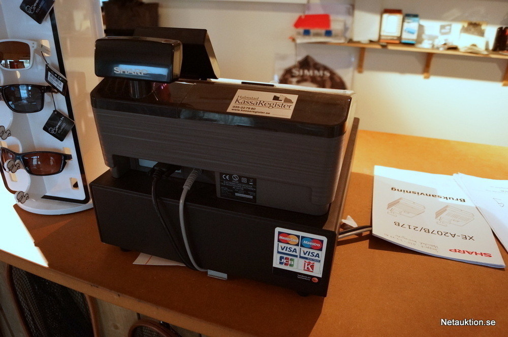 Netauktion - Kassaregister, Sharp XE-A217B