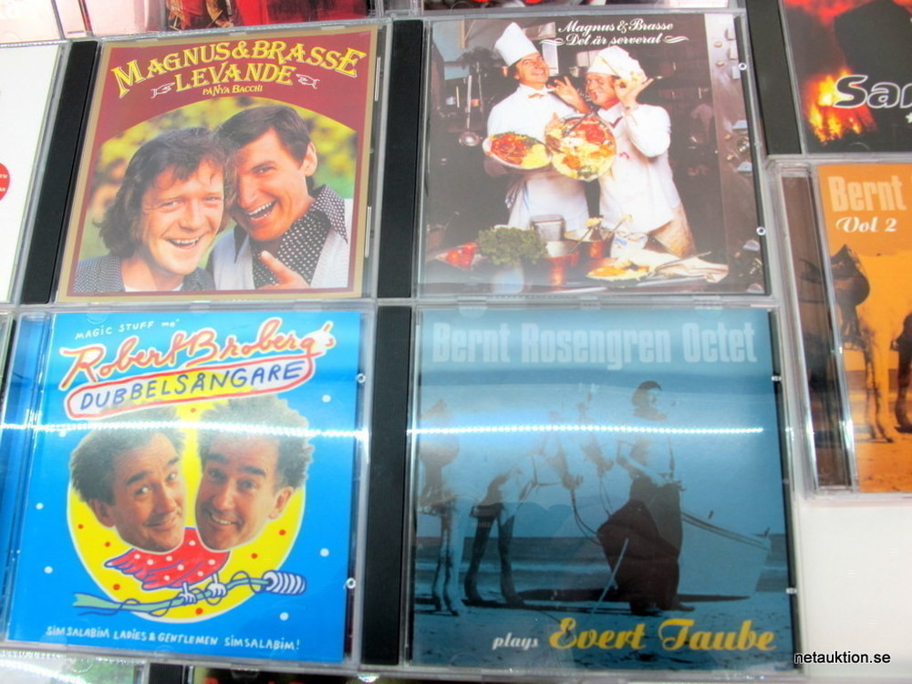 Netauktion - Svenska artister: Magnus & Brasse, Zetterlund, Broberg m.fl