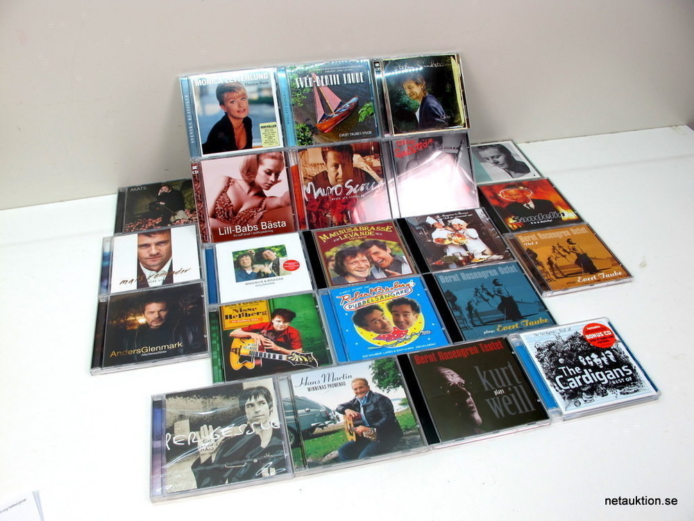 Netauktion - Svenska artister: Magnus & Brasse, Zetterlund, Broberg m.fl