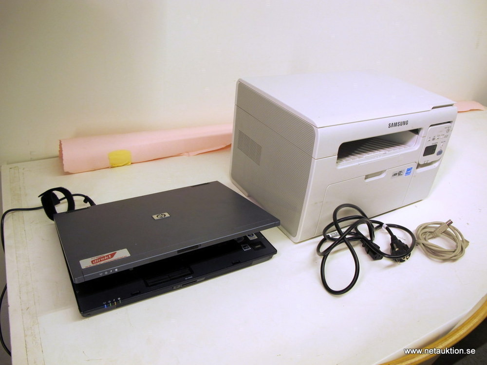 Netauktion - Bärbar dator och skrivare