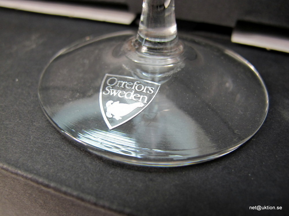Netauktion - Snapsglas, "Merlot", Orrefors
