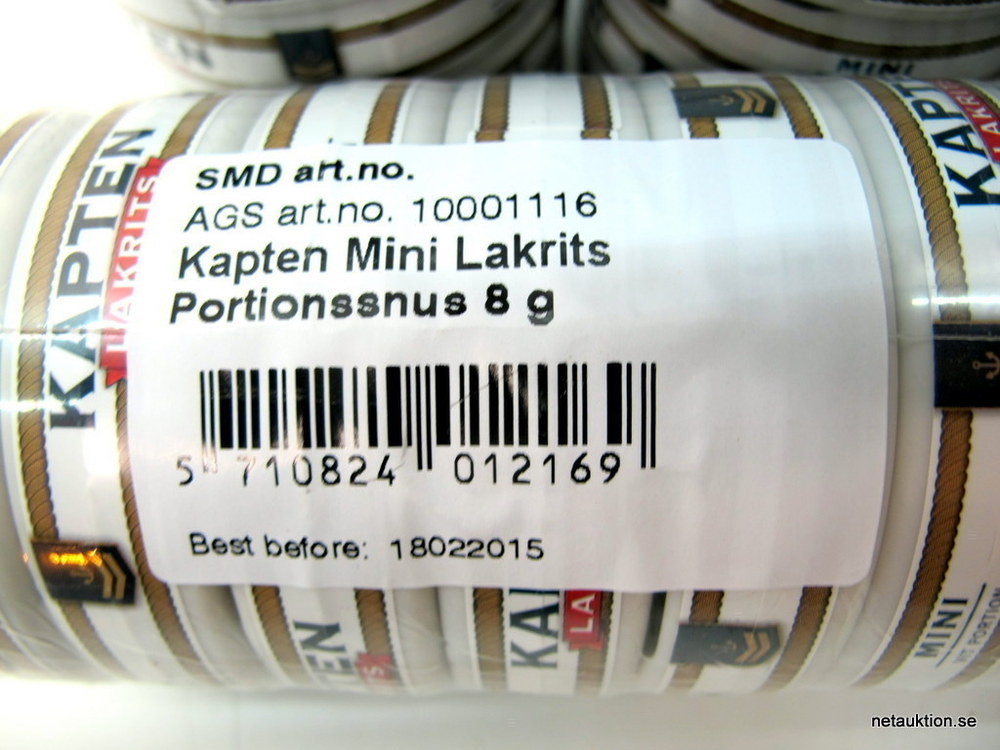 Netauktion - Till salu via auktion 16st stockar vit portionssnus Mini ...