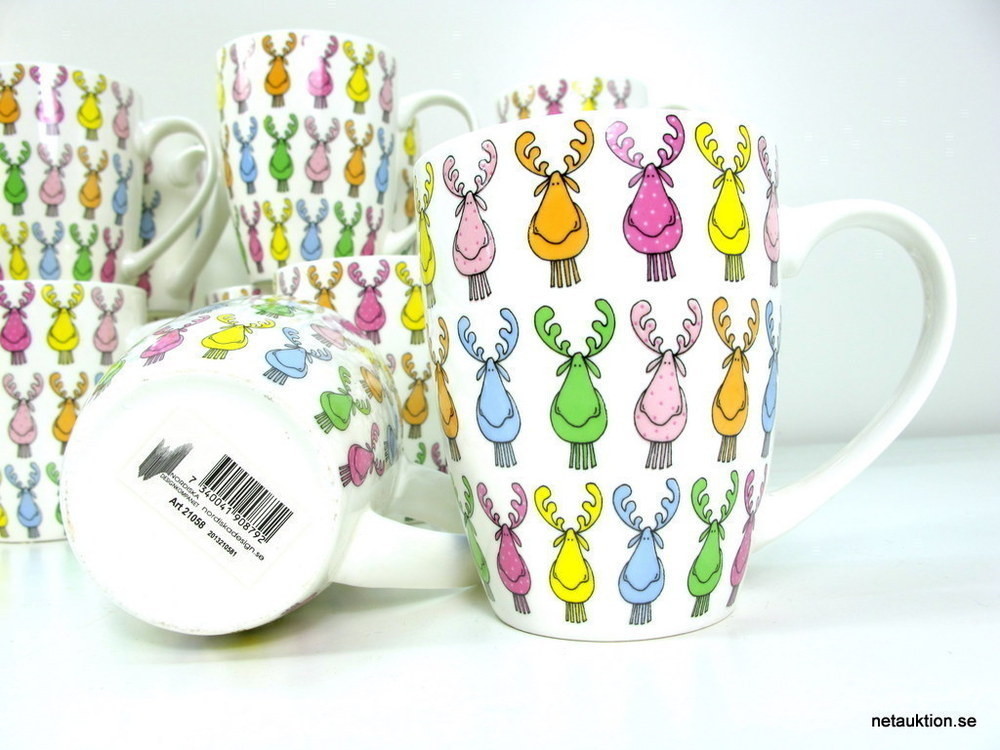 Netauktion - 16st muggar, Nordiska Designkompaniet