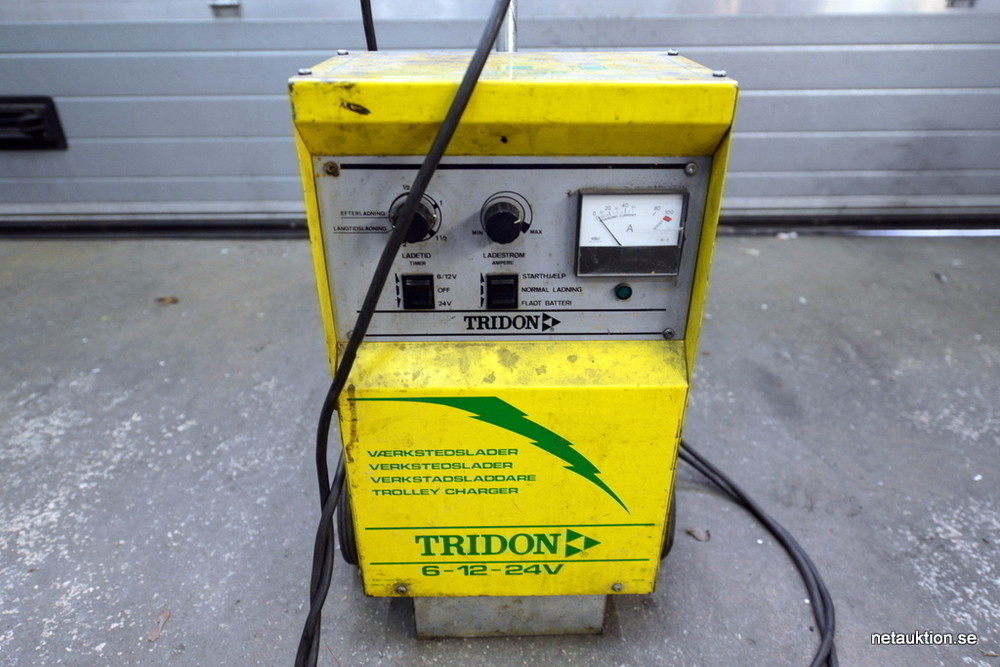 Netauktion - Batteriladdare, Tridon