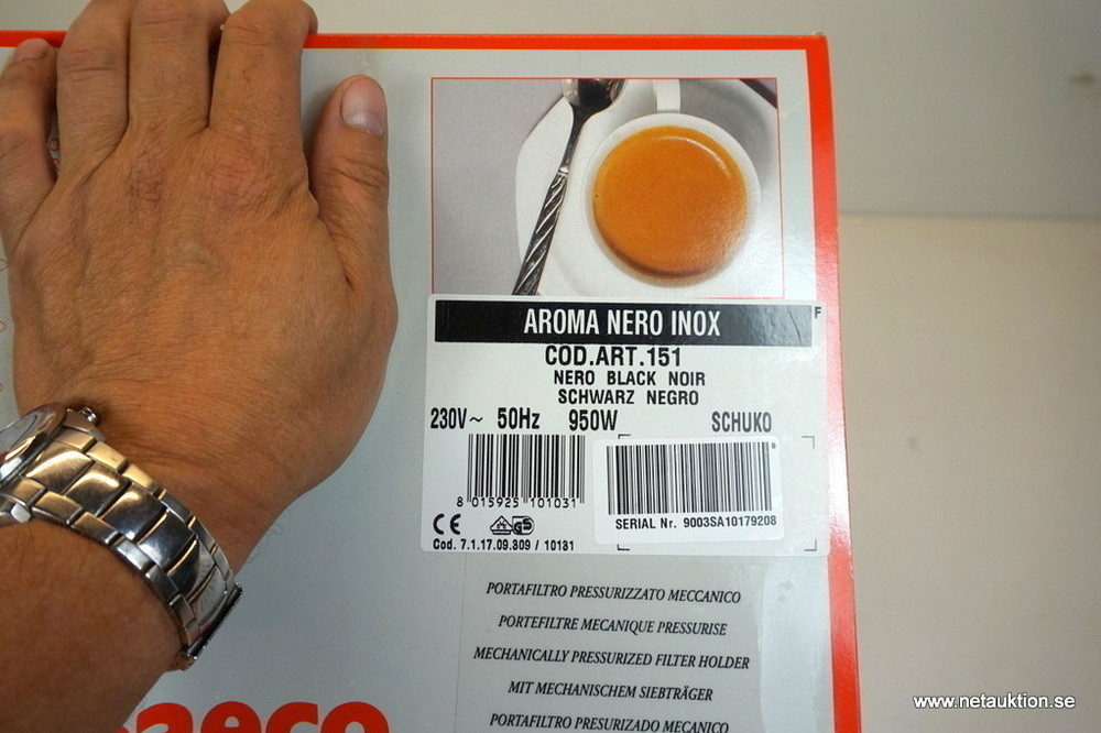 Netauktion - Espressomaskin Saeco Aroma Nero Inox