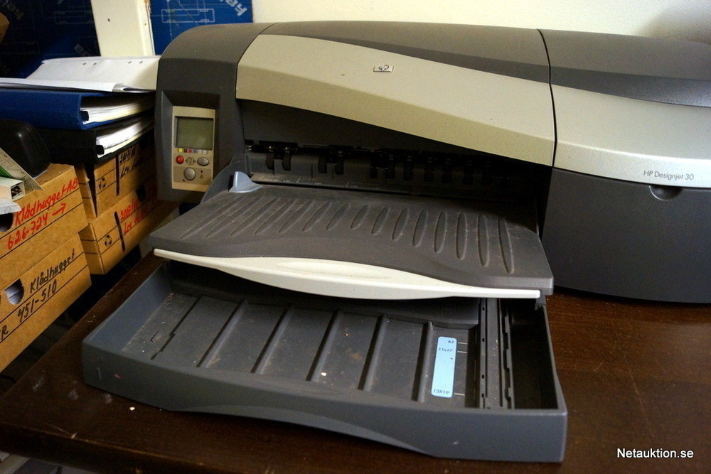 Netauktion - Storformatsskrivare, HP DesignJet 30