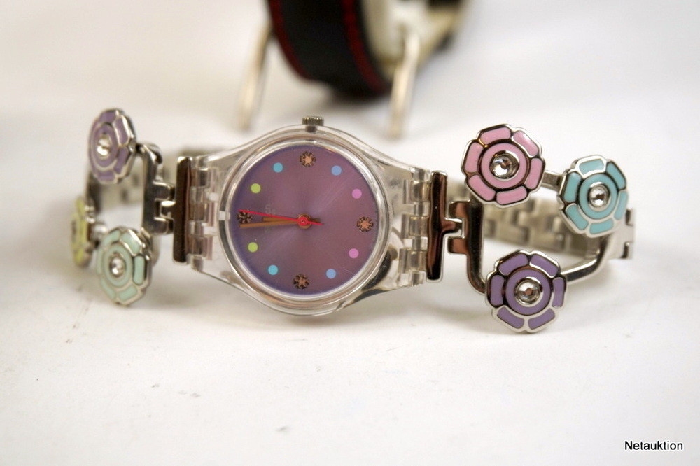 Netauktion - 3st armbandsur, Swatch (Dam)