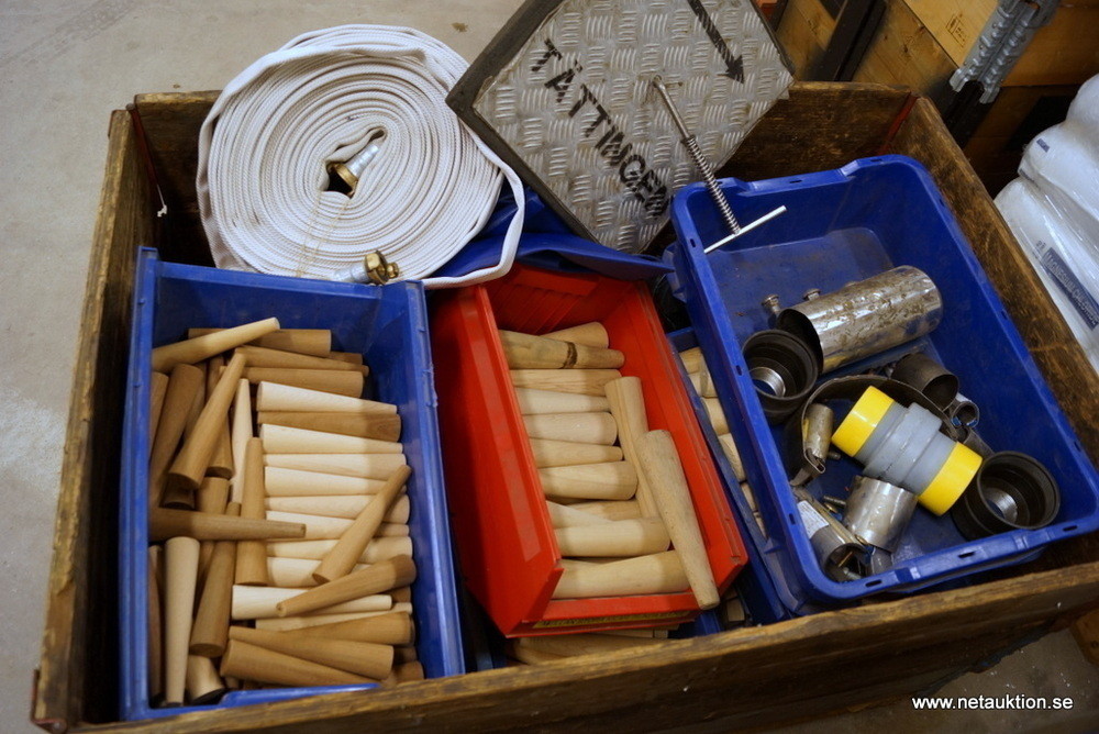 Netauktion - Holmatro lock blocks, konkilar, slang mm