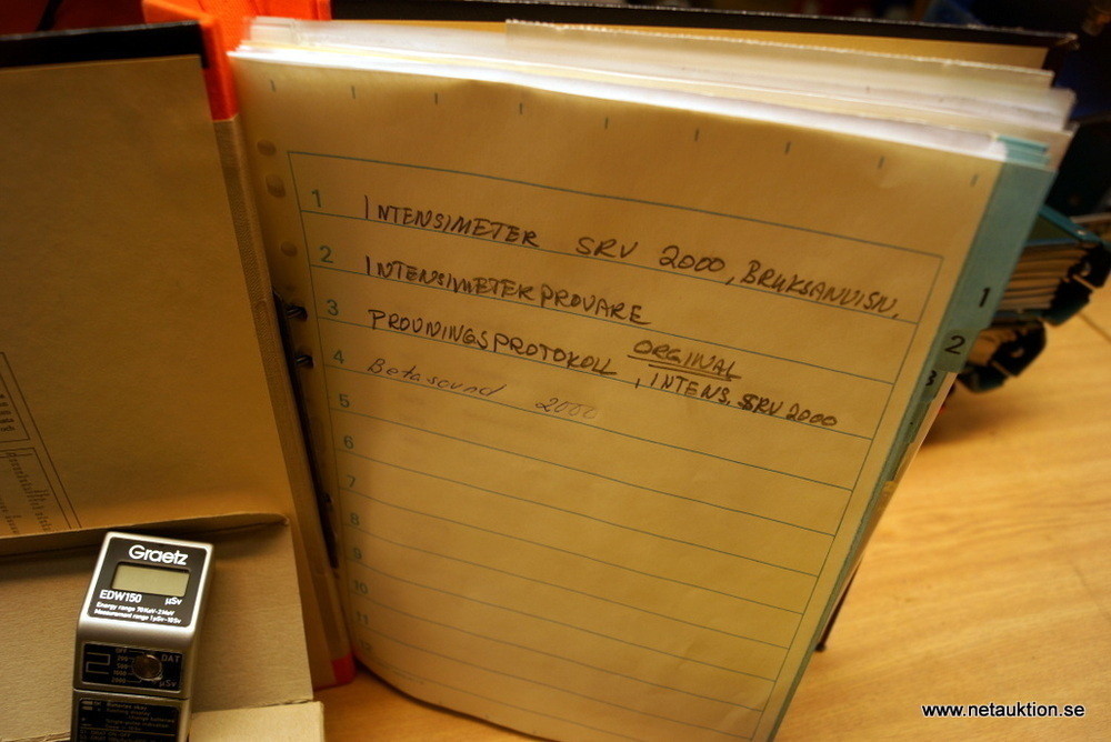 Netauktion - Rados intensimeter (strålning mätutrustning)