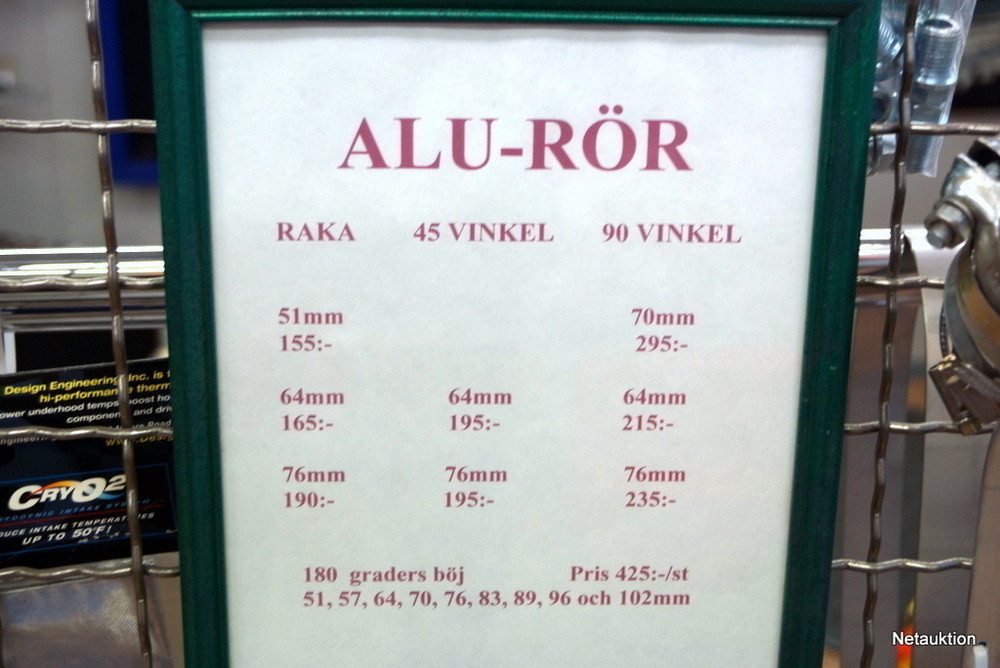 Netauktion - Alu-rör