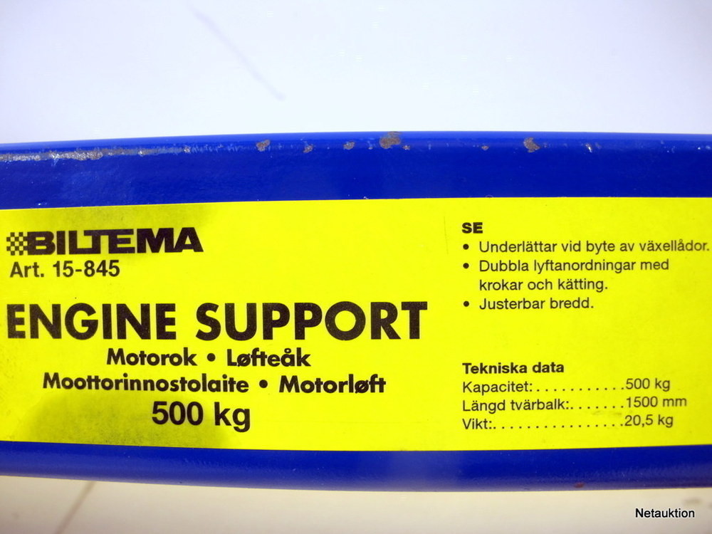 Netauktion - Motorok, Biltema