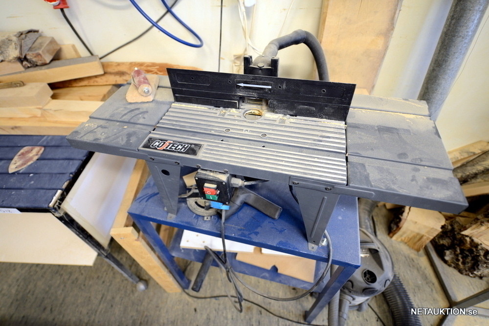 Netauktion - Överhandsfräs, Meec + bord