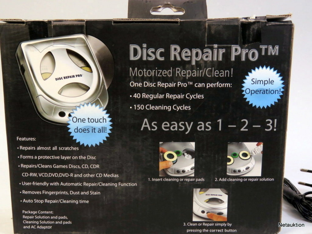 Netauktion - Disc repair Pro kit, 12st